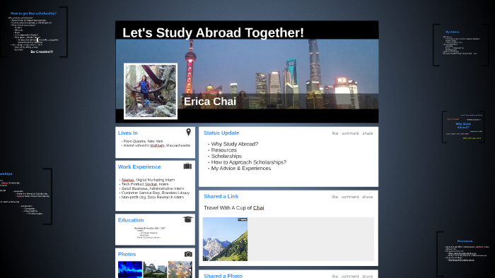 Let's Study Abroad Together! by Erica Chai on Prezi