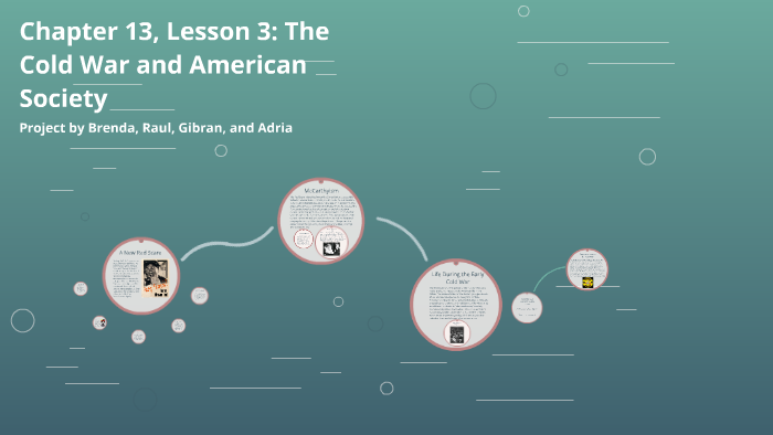 Chapter 13, Lesson 3: The Cold War and American Society by Gibran ...