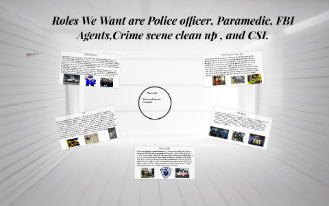 Roles We Want are Police officer, Paramedic, FBI, DEA, ATF a by tre ...