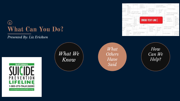 What Can I Do? Suicidal Ideation and How to Identify It by Elizabeth ...