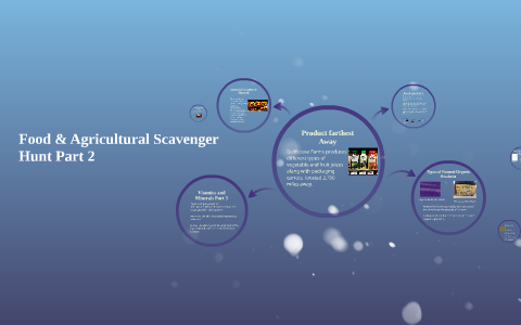 Food & Agricultural Scavenger Hunt Part 2 by Daniela Moncada on Prezi