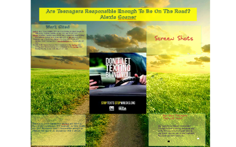 The Dangers of Texting and Driving by Alexis Cosner on Prezi