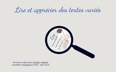 Composantes de la lecture (critères d'évaluation) by Carolyne Labonté ...
