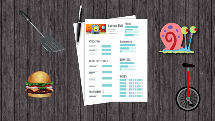 SpongeBob SquarePants Job Application by Ava Platt on Prezi