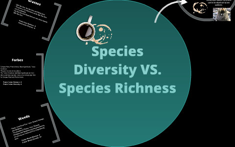 Species Diversity VS. Species Richness by Ellie Bullock on Prezi