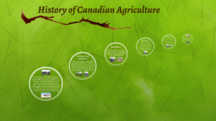 History of Canadian Agriculture by Hajra A on Prezi