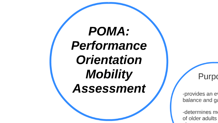 POMA: Performance Orientation Mobility Assessment by Jessica Jekanowski ...