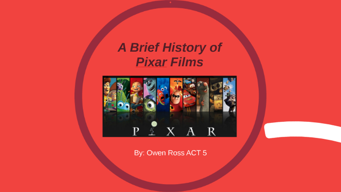A Brief History of Pixar Films by Owen Ross on Prezi