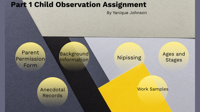 Part 1 child Observation Assignment by Lady Y Elson on Prezi