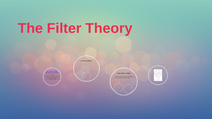 The Filter Theory by Zahra Moolla on Prezi