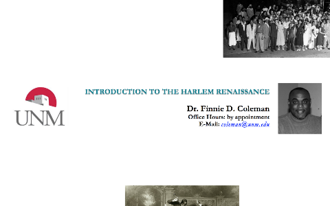 Introductory Module Overview - Introduction to the Harlem Renaissance ...