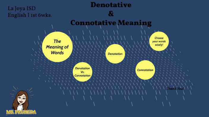 Deonnotative & Connotative Meaning by Estela Pruneda on Prezi