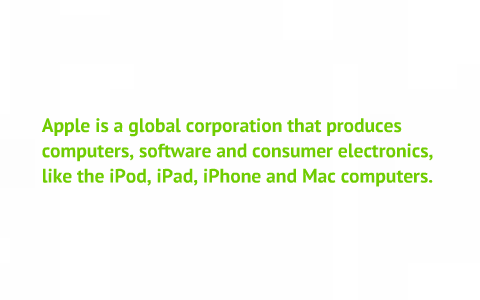 Apple - Globalization by Thomas Rainbow on Prezi