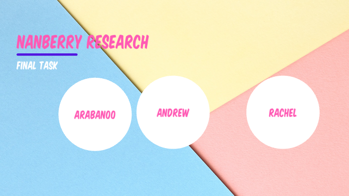 Nanberry research by Alisha Poynder on Prezi