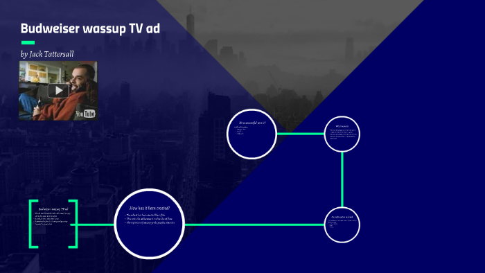 Budweiser wasup TV ad by Jack Tattersall on Prezi