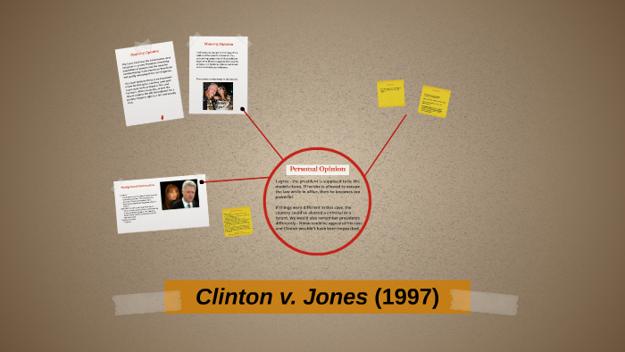 Clinton v. Jones (1997) by Calvin Gardiner on Prezi