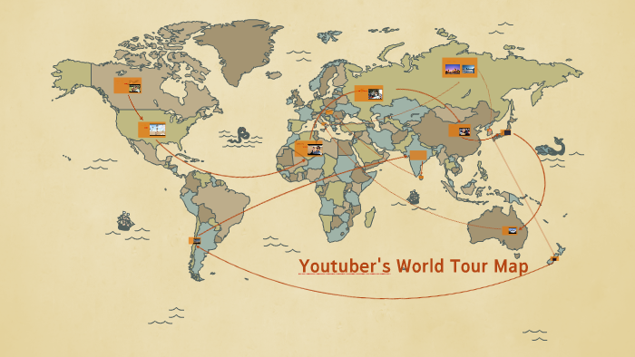 World Tour Map by 연수 최 on Prezi