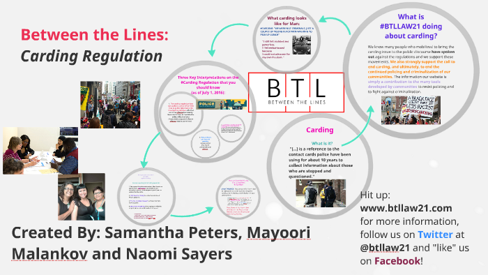 Introduction to Between the Lines and Carding Regulation by Between The ...