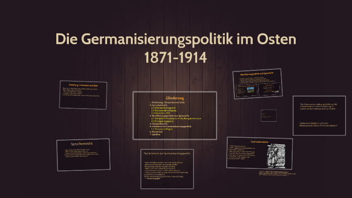 Die Germanisierungspolitik im Osten 1871-1914 by Torben Wesselowski on ...