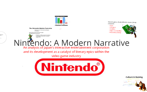 Nintendo: Cultural Influences of a Modern Day Narrative by Shane ...