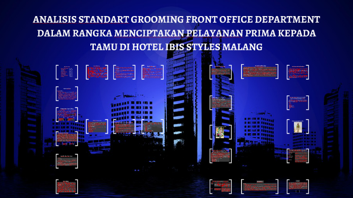 ANALISIS STANDART GROOMING FRONT OFFICE DEPARTMENT DALAM RAN by ...