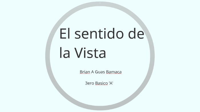 El sentido de la Visión by Brian Guas on Prezi