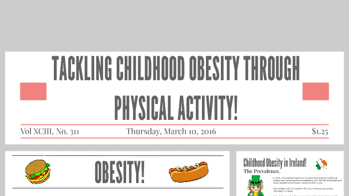 TACKLING CHILDHOOD OBESITY THROUGH PHYSICAL ACTIVITY by James Doyle on ...