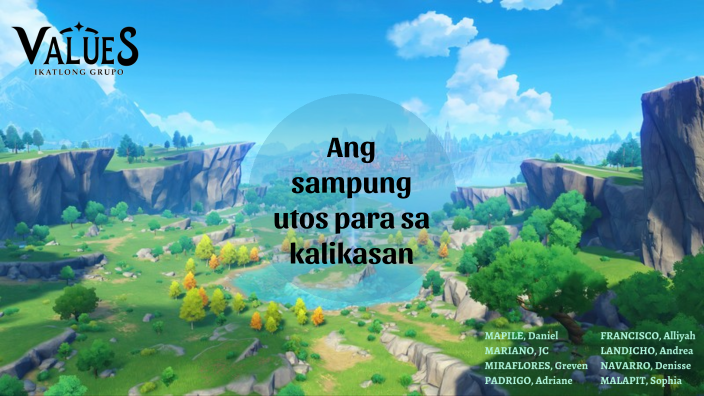 10 utos para sa kalikasan (1-5) by Alliyah Stephanie C. Francisco on Prezi