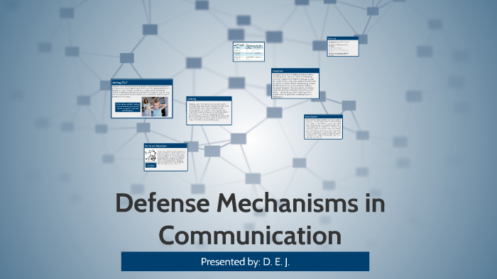 Defense Mechanisms in Communication by erin george on Prezi