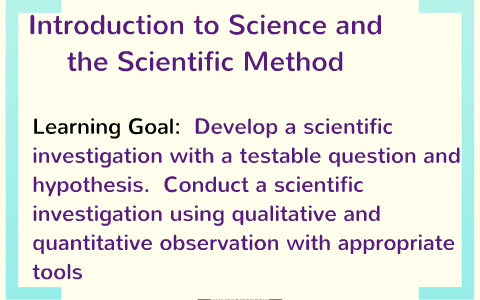 The Scientific Method by Scott Comstock on Prezi