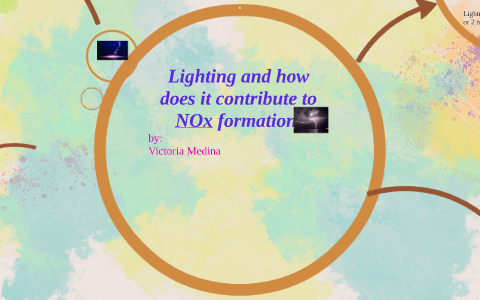 Lighting and how does it contribute to NOx formation. by victoria medina