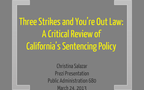 Three Strikes Policy Review by christina salazar on Prezi