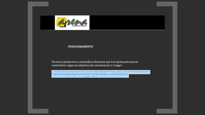 Presentación Corporativa by Maria Jose Solis Prado