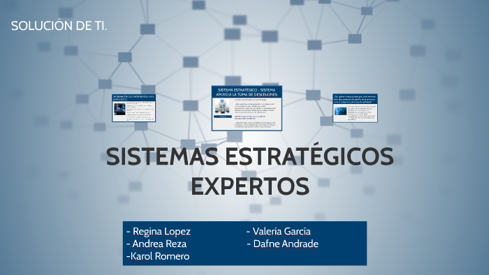 SISTEMAS ESTRATEGICOS EXPERTOS by Michelle Escalera on Prezi