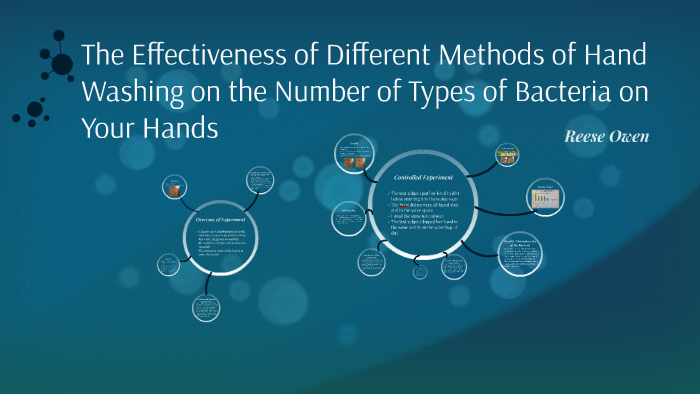 The Effectiveness of Different Methods of Hand Washing on th by Reese O ...