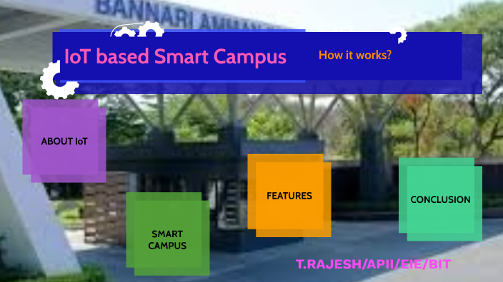 Iot Based Smart Campus By Rajesh T Bit