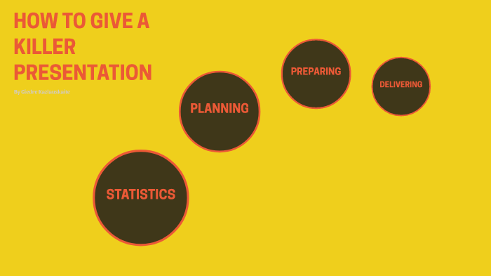 How to give a killer presentation by Giedre Kazlauskaite on Prezi