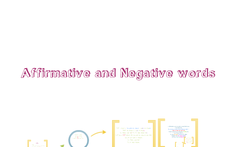 Affirmative and negative words by yoset altamirano on Prezi