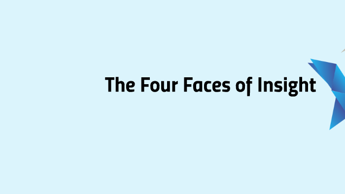 The Four Faces of Insight by Philippa Haw on Prezi