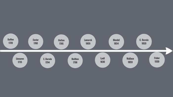 Theory of Evolution Timeline by Ryan Straccia on Prezi