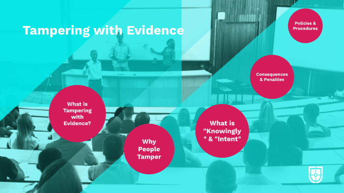 What is Evidence Tampering by Heidi Gleason on Prezi