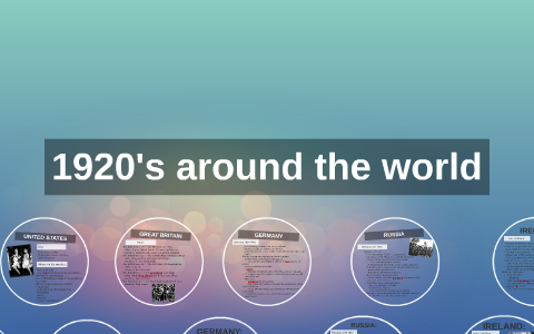 1920's around the world by Lauren Klein on Prezi