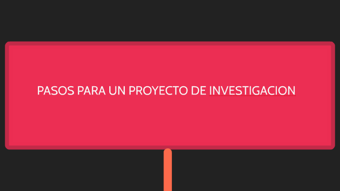 PASOS PARA UN PROYECTO DE INVESTIGACION by daniel jose garcia perez on ...