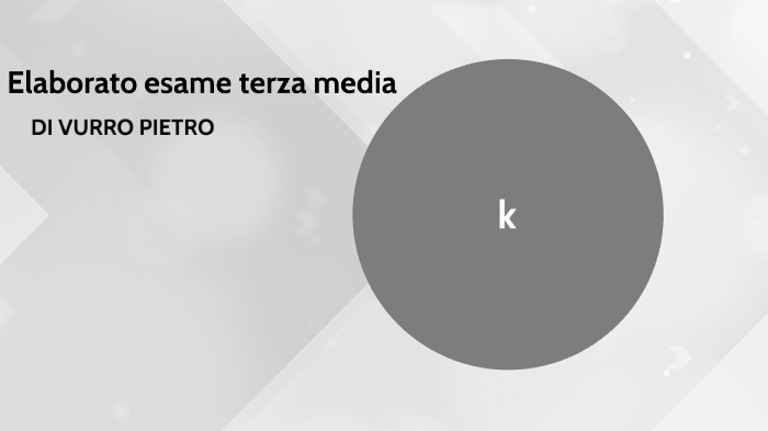P.V. elaborato esame by Pietro Vurro on Prezi