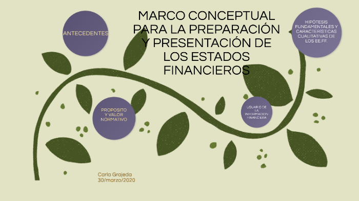 Marco Conceptual Para La PreparaciÓn Y PresentaciÓn De Los Estados