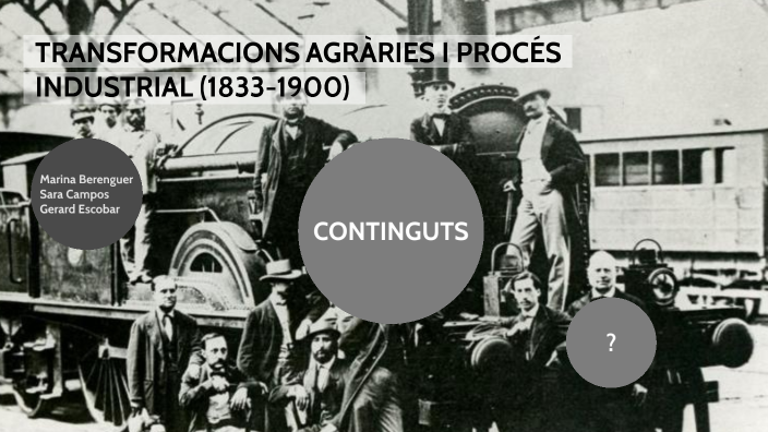 TRANSFORMACIONS AGRÀRIES I PROCÉS INDUESTRIAL (1833-1900) by Gerard ...