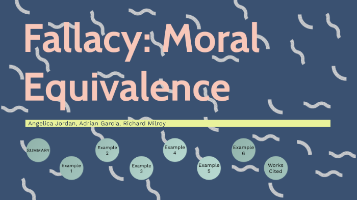 Fallacy: Moral Equivalence by Angelica Jordan on Prezi