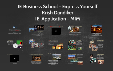IE Business School - Express Yourself #IEApplication by Krish Dandiker ...