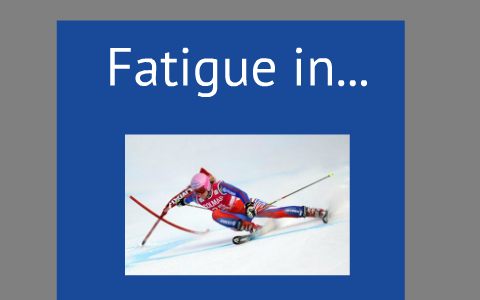 Energy systems, Fatigue and Recovery Mechanisms in Olympic Alpine ...
