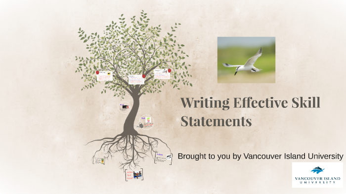 Writing Effective Skill Statements by John Woychuk on Prezi